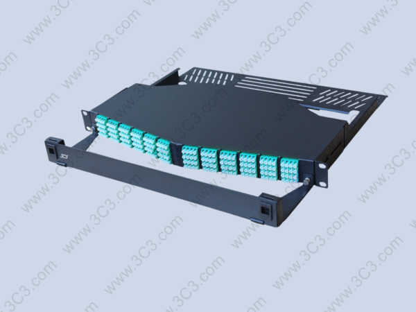 Zeta Core™ Fiber Panel loaded, 1U 192F - 3C3