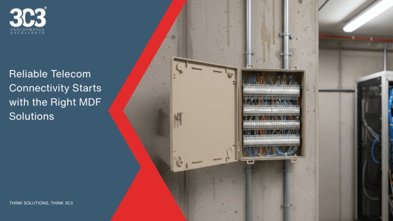 Reliable Telecom Connectivity Starts with the Right MDF Solutions - 3C3